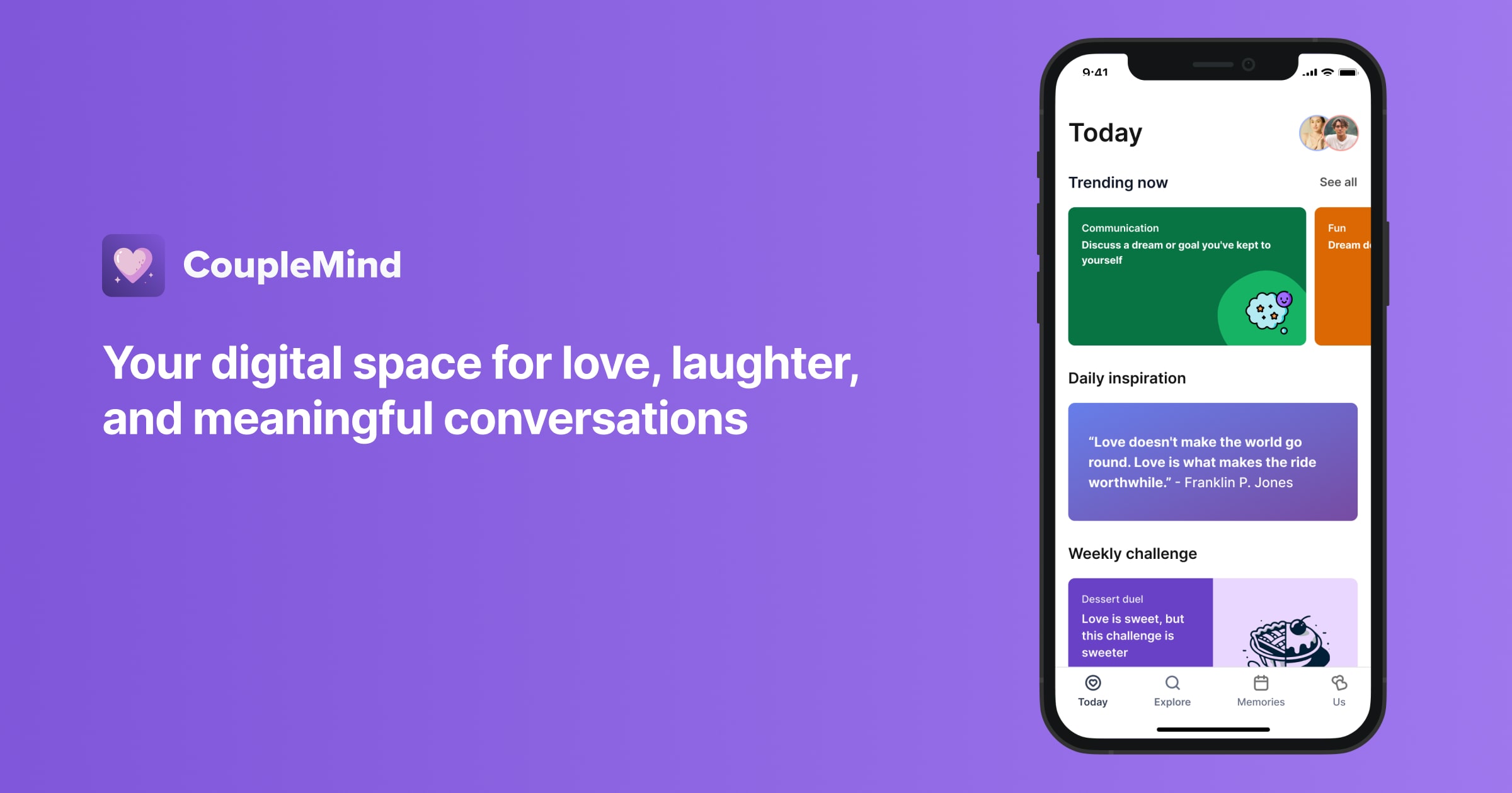 CoupleMind - app for couples | CoupleMind